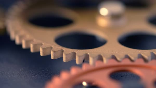 Wheels spinning together - Stock Video Footage - Dissolve