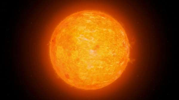 Animation of the Sun rotating, showing sunspots and prominences ...