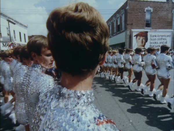 Apollo 11 parade, Wapakoneta, Ohio, September 1969. Footage of ...