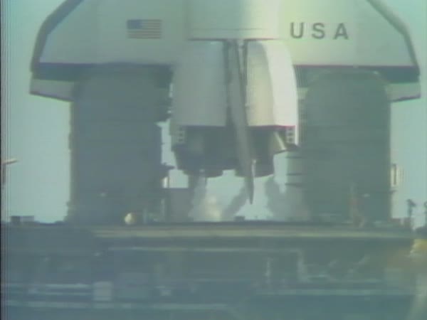 STS 1 Columbia launch, April 12 1981 - 720p Rights-managed Stock Video ...