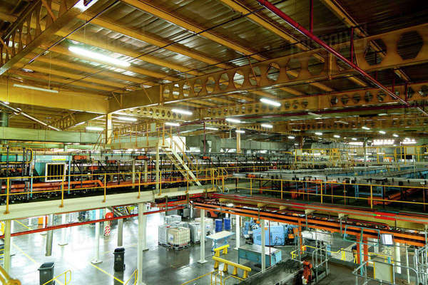 Interior shot of Nampak factory - Stock Photo - Dissolve