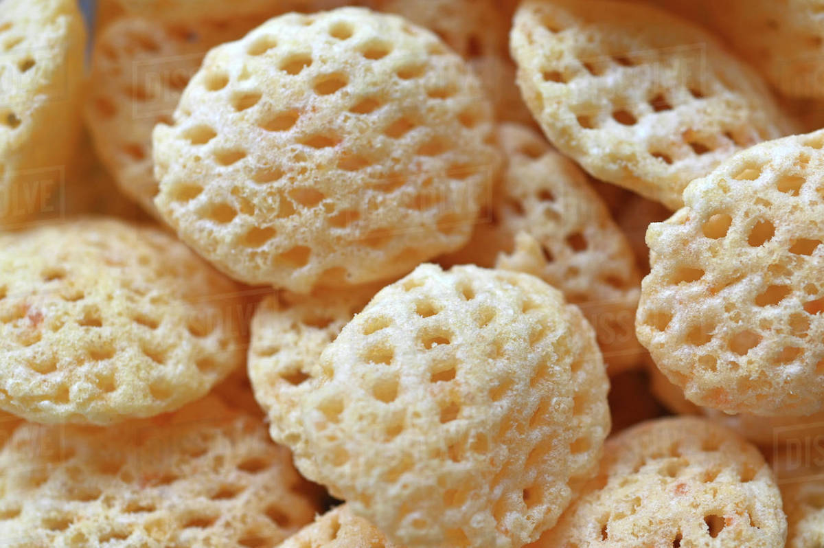 Potato chips food abstract background and texture. - Stock Photo - Dissolve