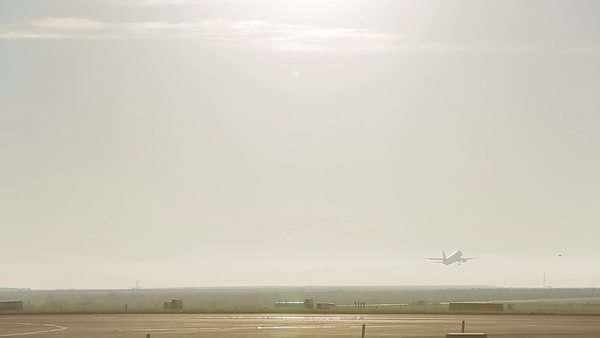 Airplane taking off - Stock Video Footage - Dissolve