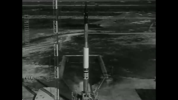 A Vanguard rocket explodes on a launchpad and aerospace engineer ...