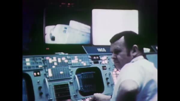 President Ronald Reagan speaks and Space Shuttle Columbia lifts off ...