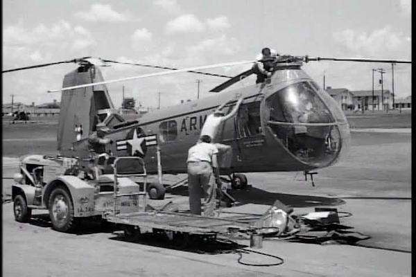 Helicopter pilot training at Ft. Rucker, Alabama in the 1950s. - Stock ...