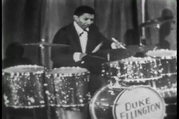 Sam Woodyard closes the song Rockin' in Rhythm with drum solo in the ...