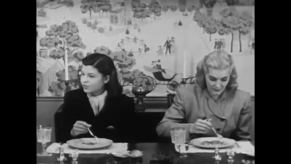 Emily Post narrates this documentary about table manners from 1947 ...