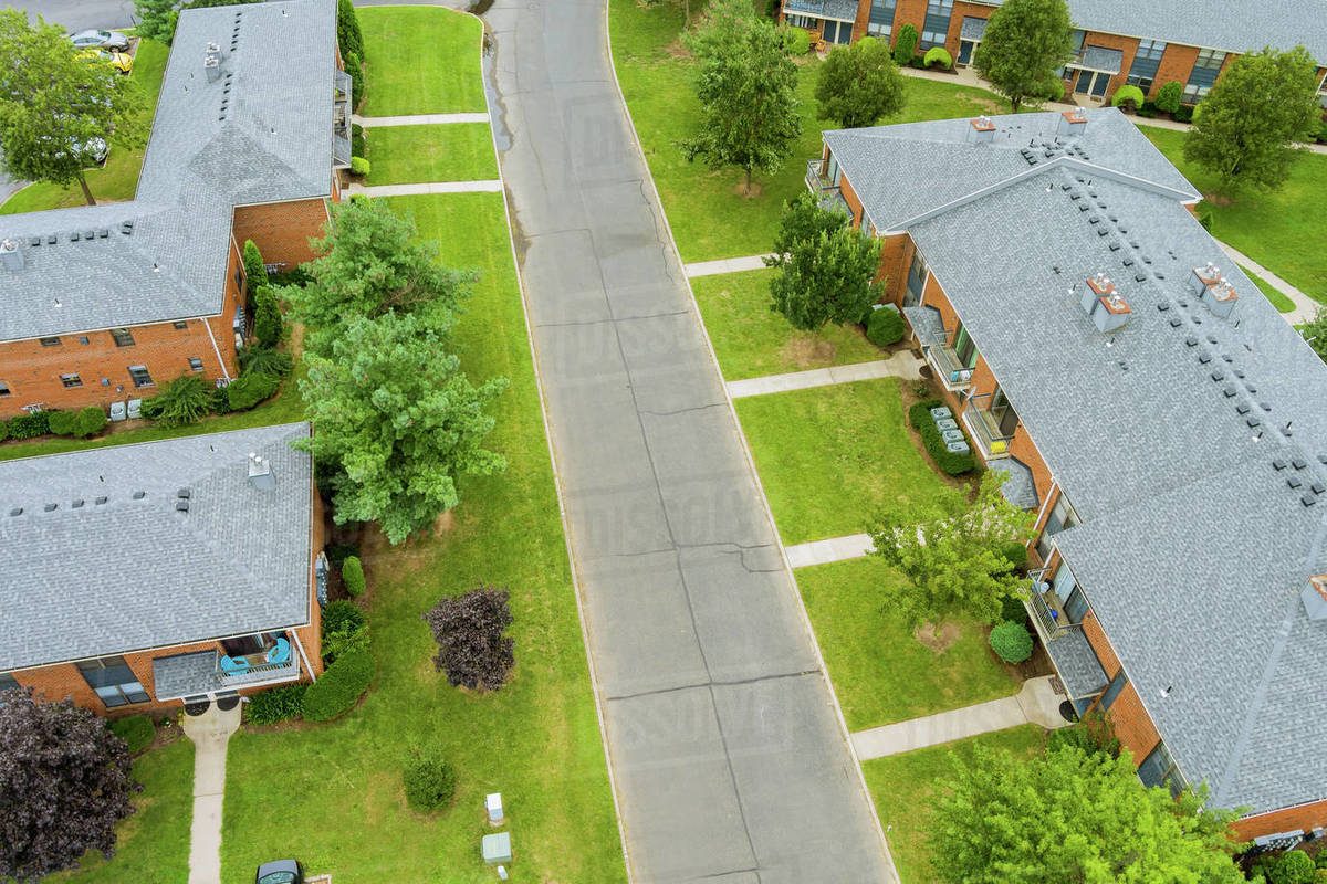 Modern residential district in Woodbridge, NJ, USA - Royalty-free Stock ...