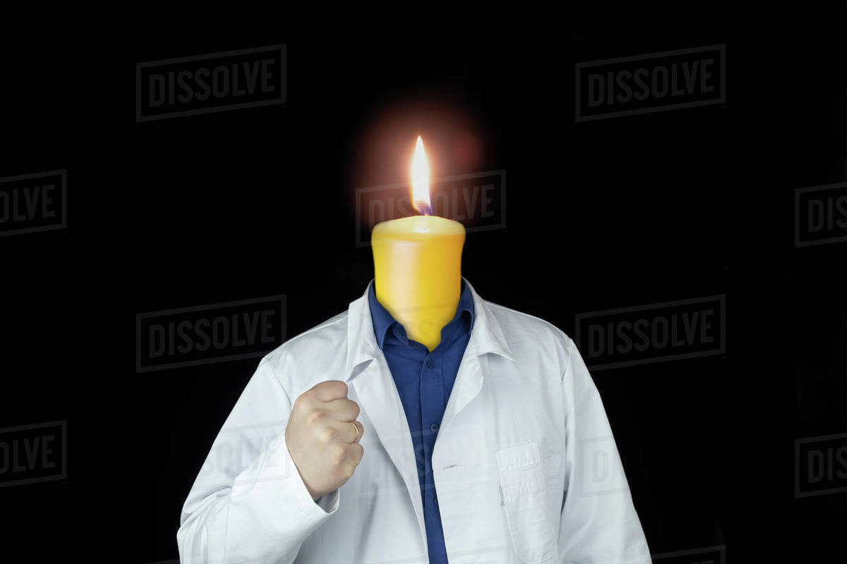 Match concept. Motivated doctor. Doctor at work. A healthcare worker ...