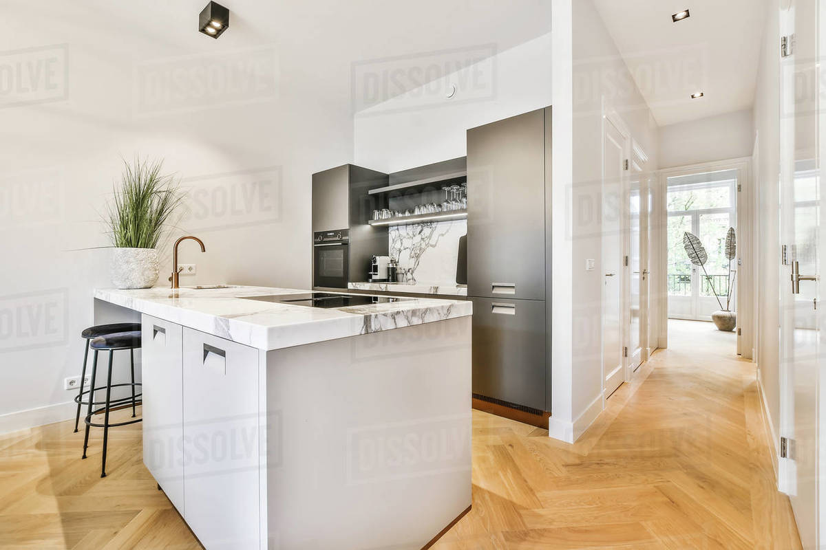 Luxury kitchen of house in beautiful desig - Royalty-free Stock Photo ...