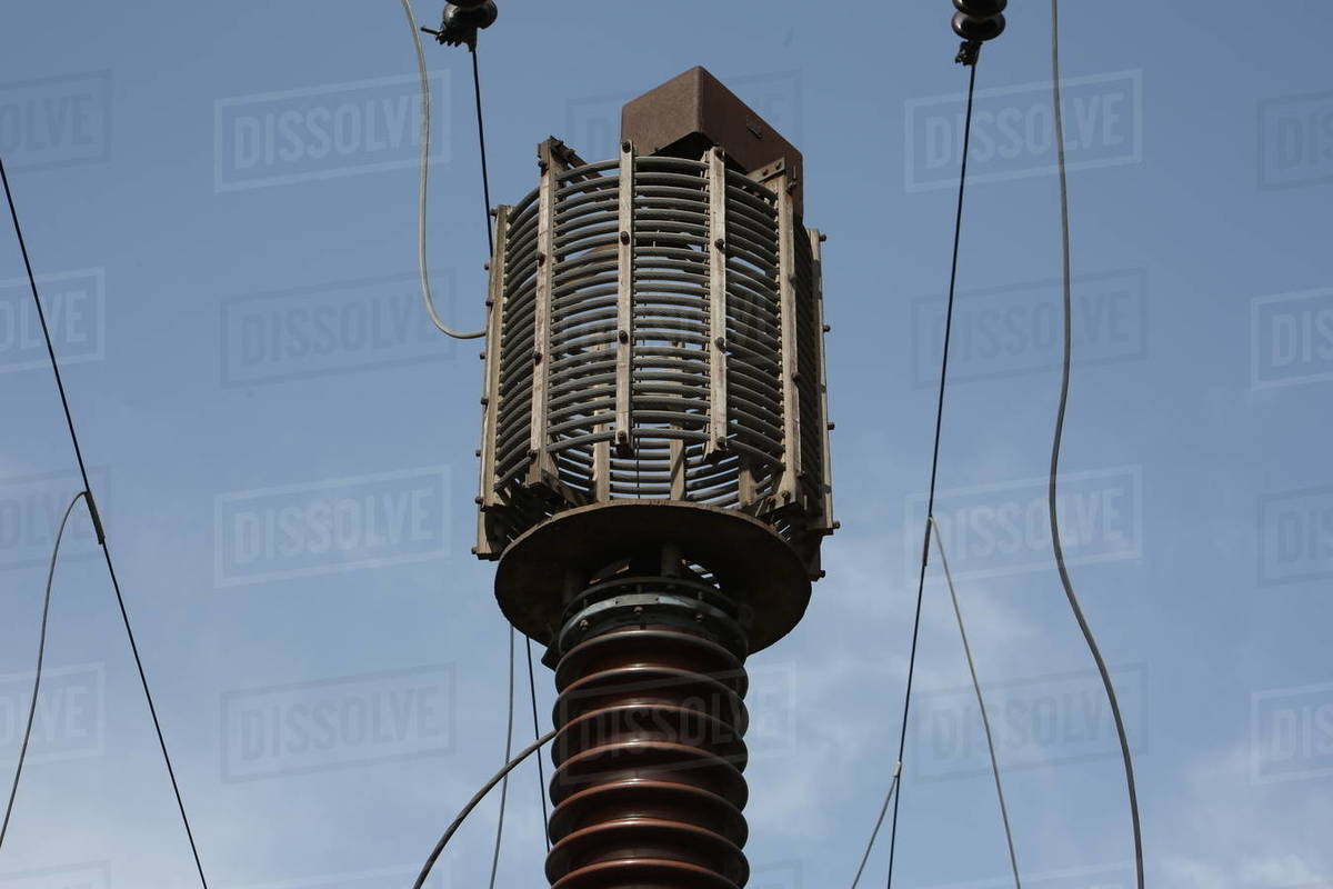 Steel structures for generating electric. - Stock Photo - Dissolve