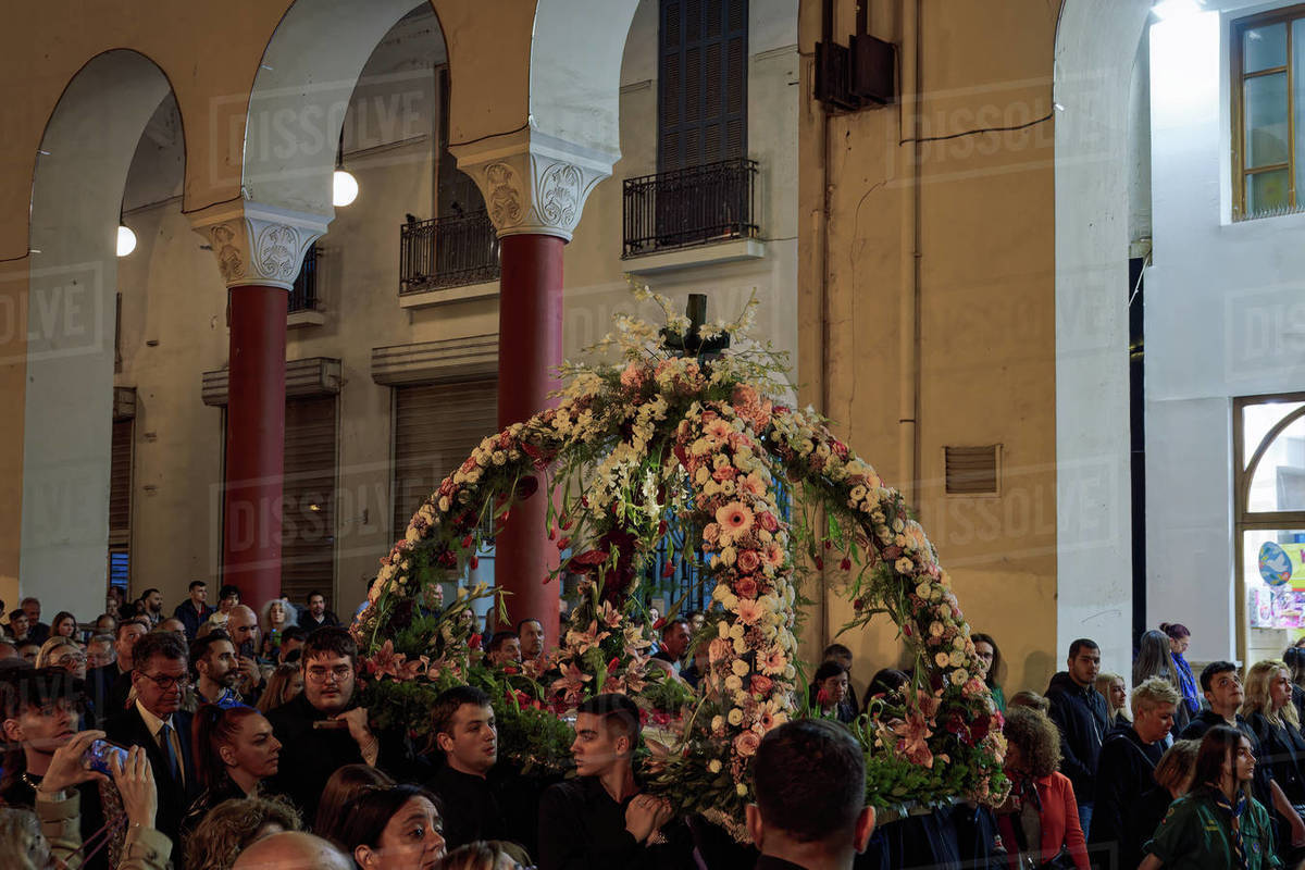 Thessaloniki, Greece Good Friday Orthodox Easter Epitaph procession ...