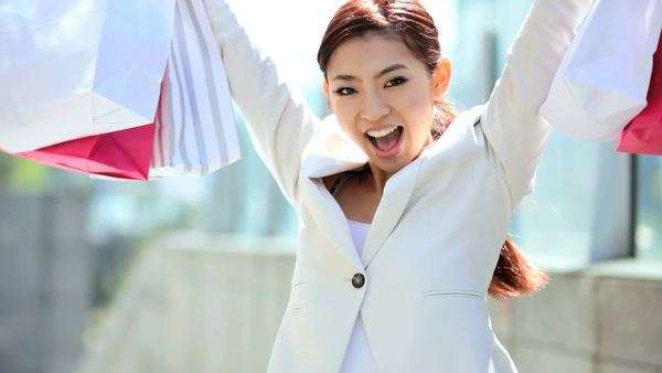 Asian Japanese Girl Retail Sales Financial Growth Success Asia Travel ...