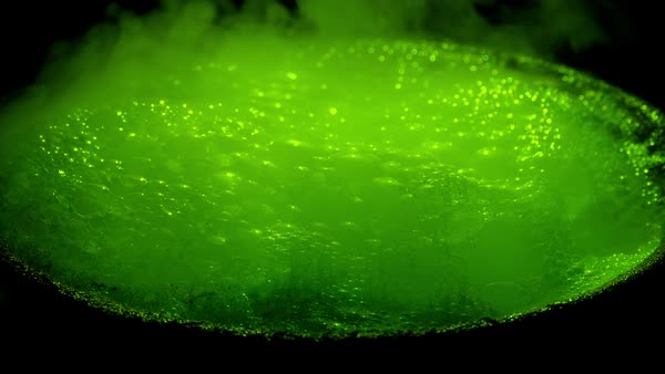 Green Bubbling Cauldron Closeup - HD Royalty-free Stock Video Footage ...