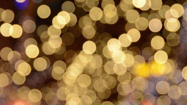 A pattern of lights fading to a blur - Stock Video Footage - Dissolve