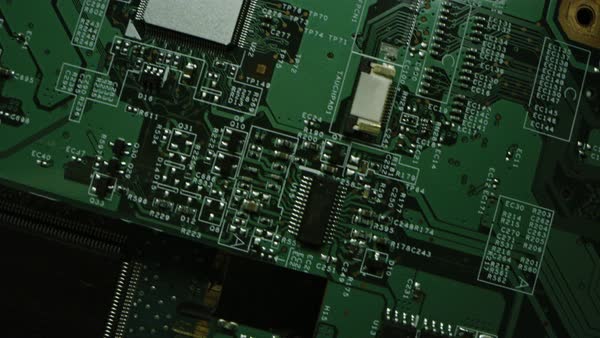 Green Printed Circuit Board, Computer Motherboard Components ...