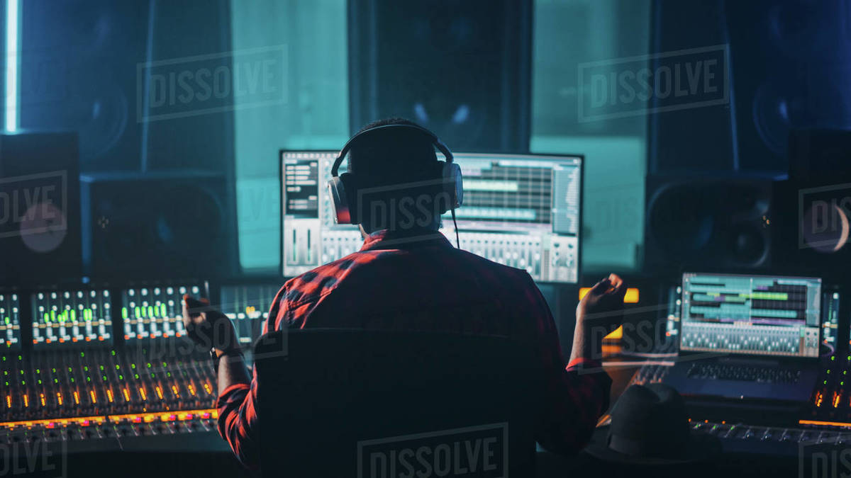 Artist, Musician, Audio Engineer, Producer in Music Record Studio, Uses ...