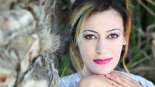 Middle-Eastern model with authentic traditional clothing and authentic ...