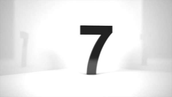 Countdown of numbers rotating against a background - Stock Video ...