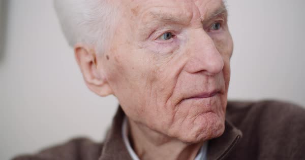 Portrait of senior man retirement - 4K Royalty-free Stock Video Footage ...