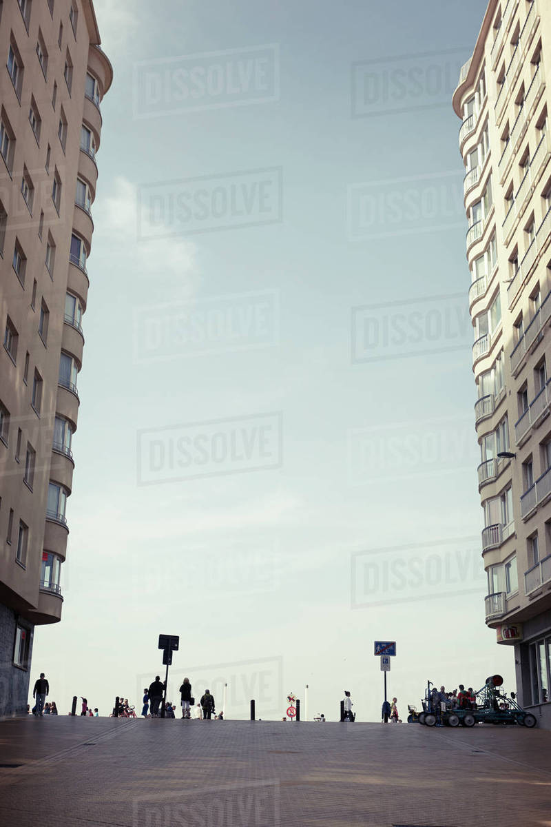 Pedestrian in city - Stock Photo - Dissolve