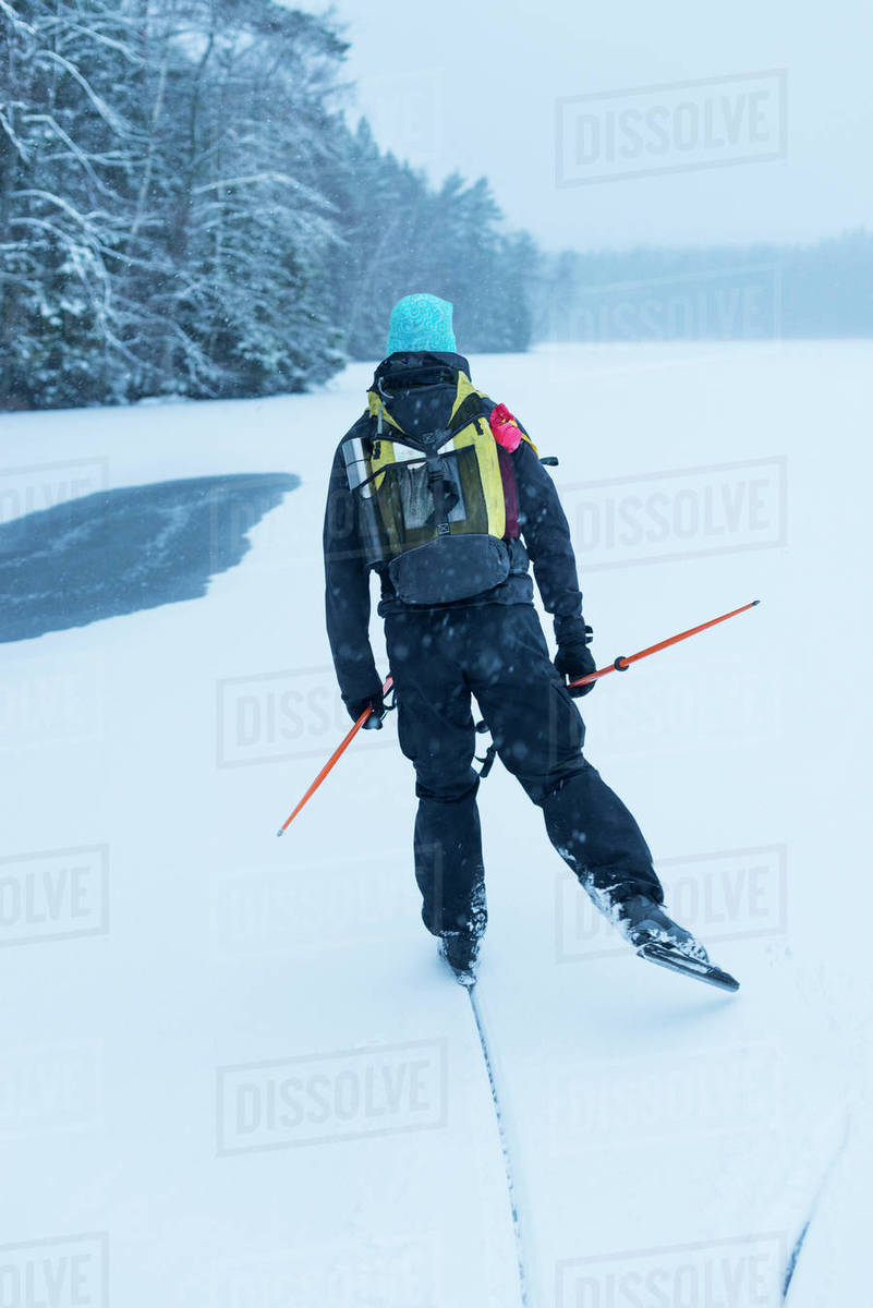 Man long-distance skating - Stock Photo - Dissolve