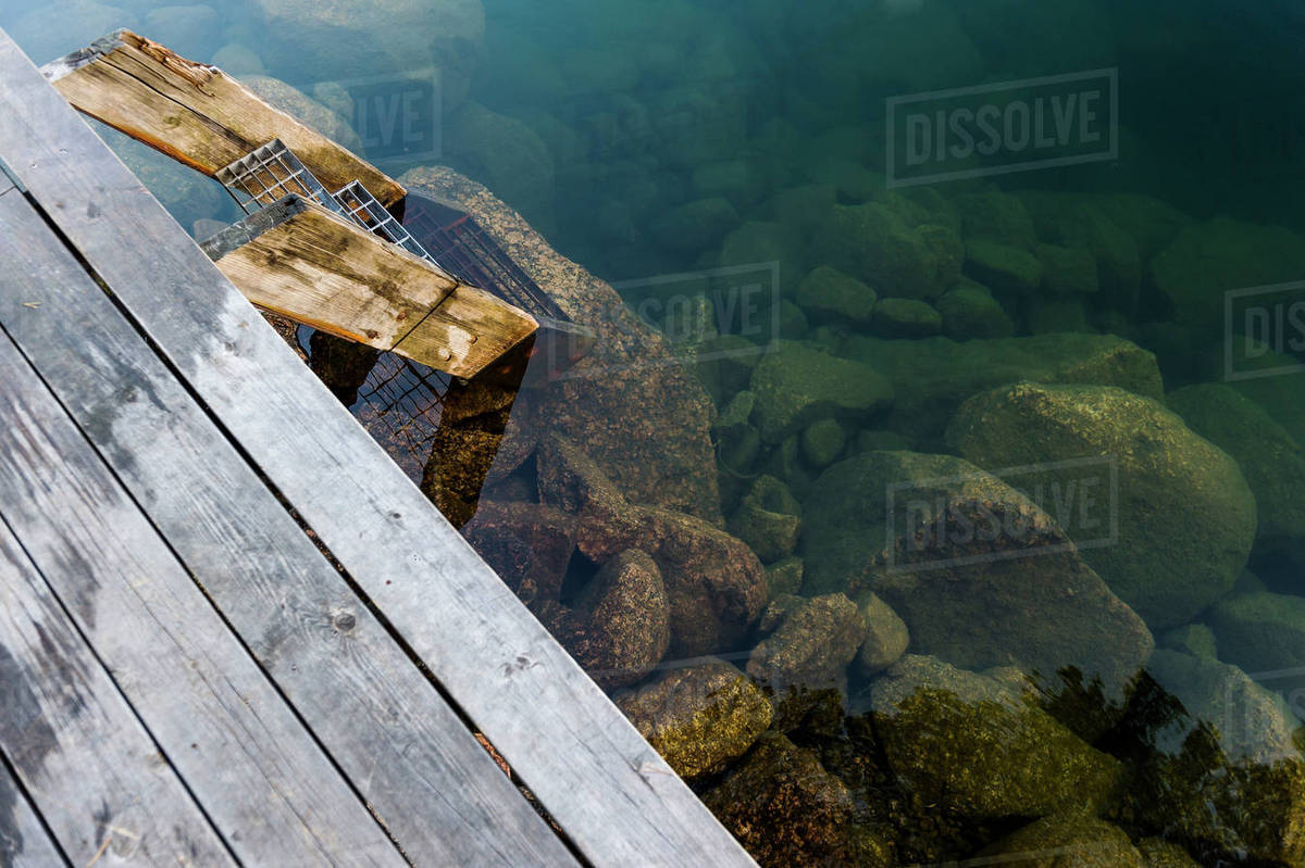 Rocks in water - Stock Photo - Dissolve