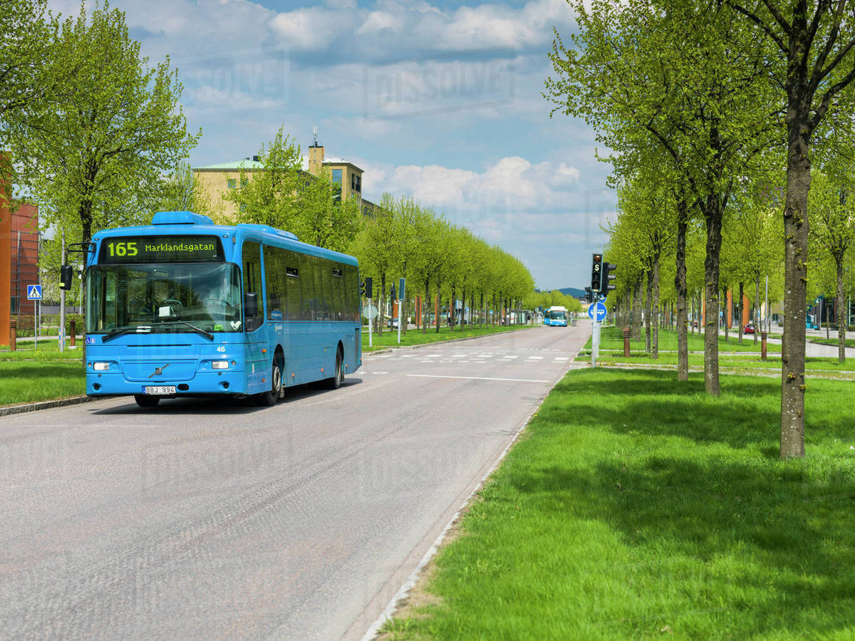 Bus on road - Royalty-free Stock Photo | Dissolve