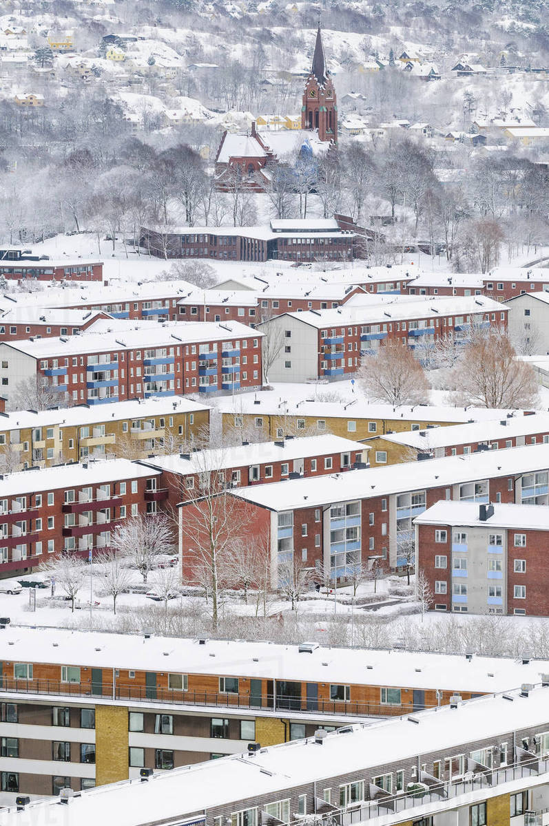 Buildings at winter - Royalty-free Stock Photo | Dissolve