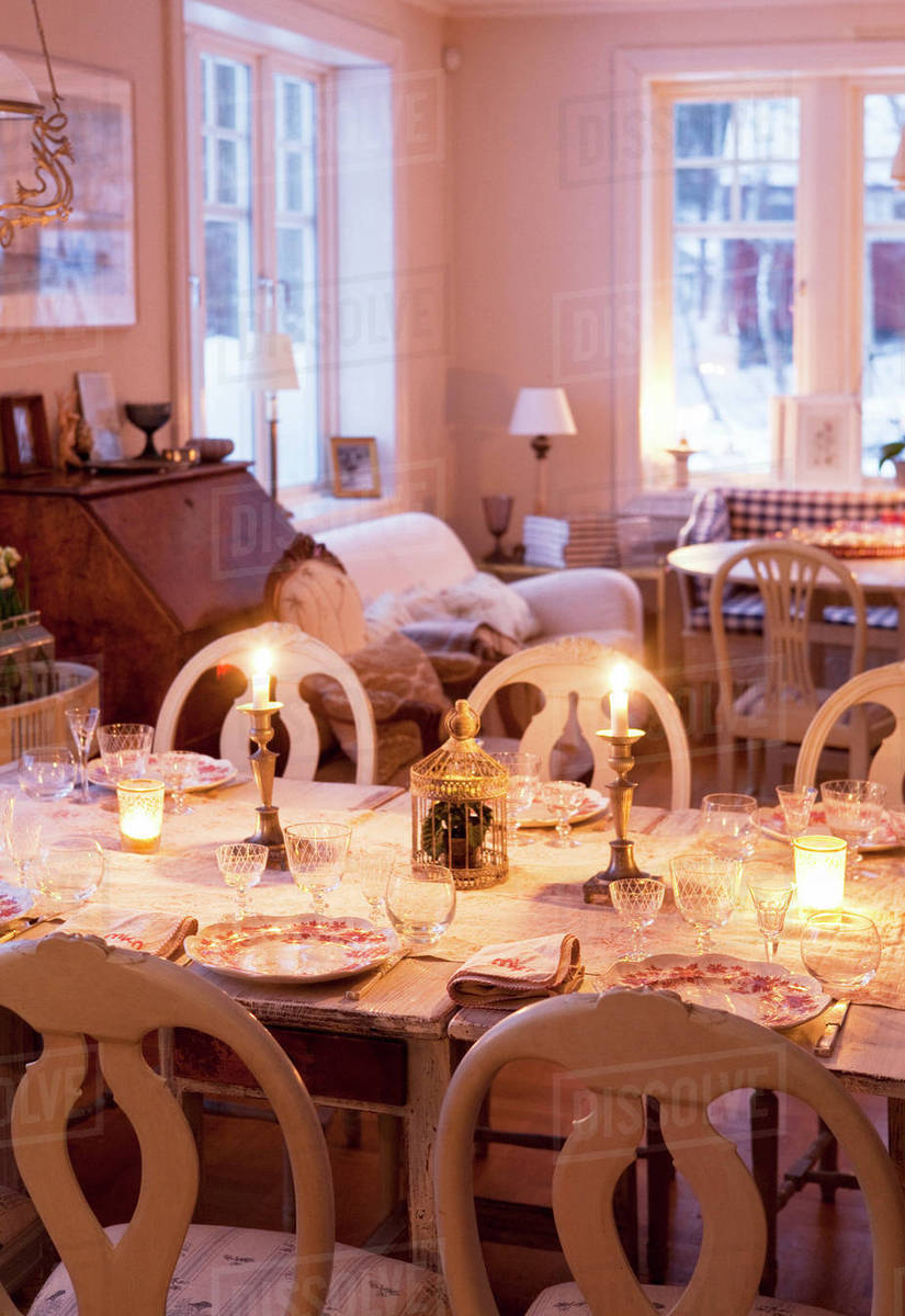 Table set for meal - Stock Photo - Dissolve