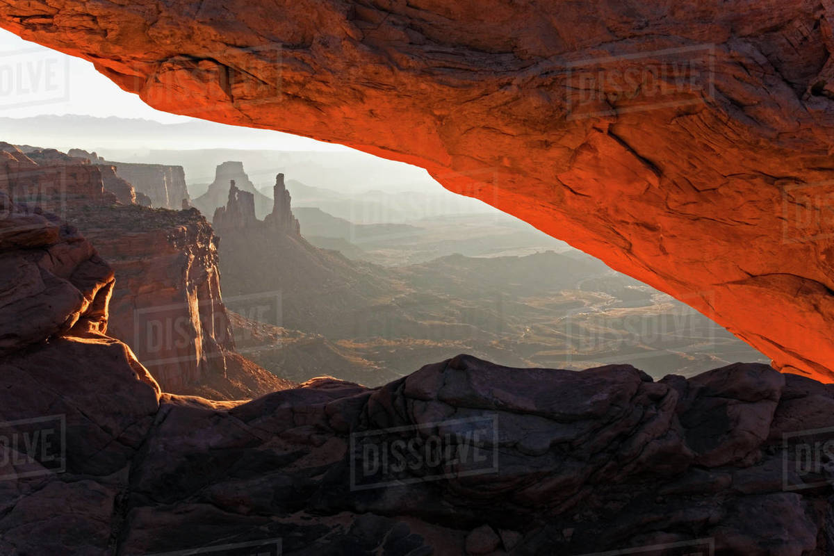 The Mesa Arch in Canyonlands National Park, Utah - Royalty-free Stock ...