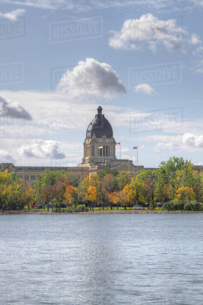 A Vertical of Legislature Building in Regina, Saskatchewan - Stock ...