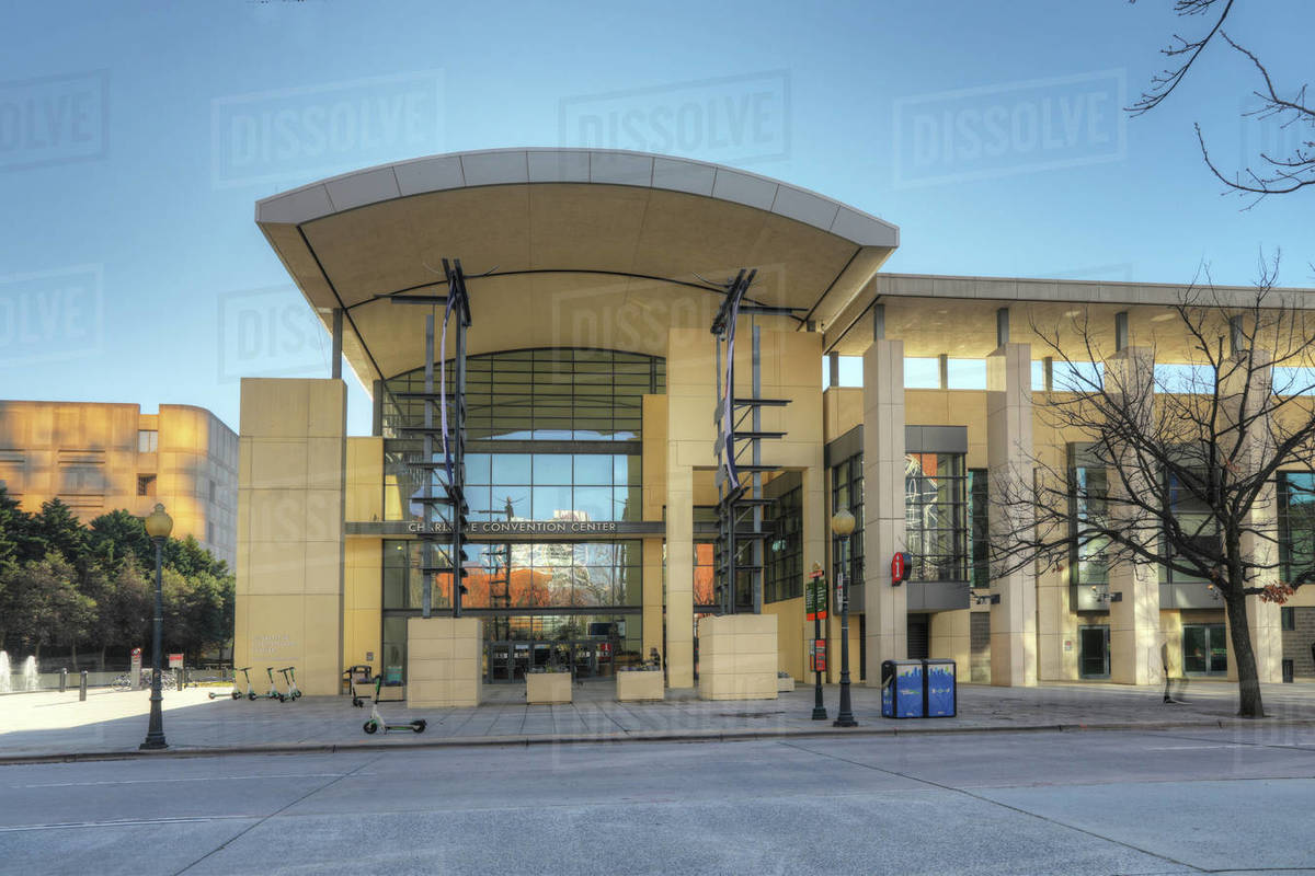 The Convention Center in Charlotte, North Carolina - Royalty-free Stock ...