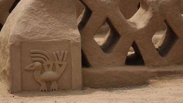 Temple of Chan Chan - Peru, near by Trujillo. constructed by chimor ...
