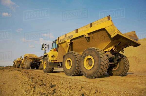 Heavy Road Construction Equipment - Stock Photo - Dissolve