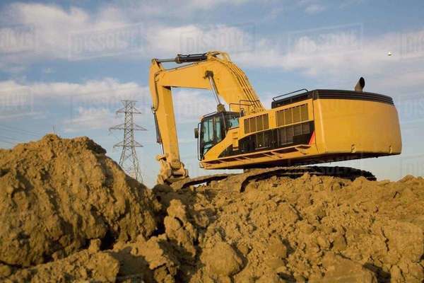 Heavy Road Construction Equipment - Stock Photo - Dissolve