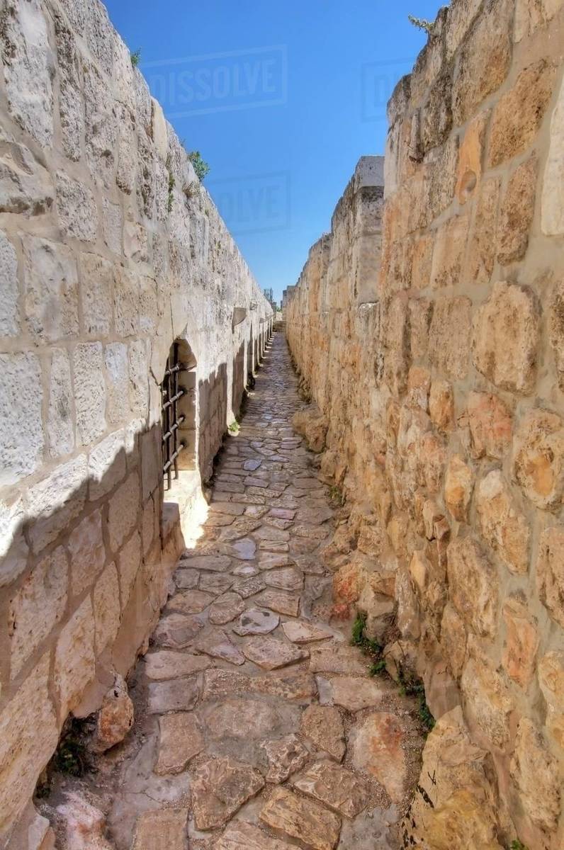 The Ramparts, Jerusalem, Israel - Stock Photo - Dissolve