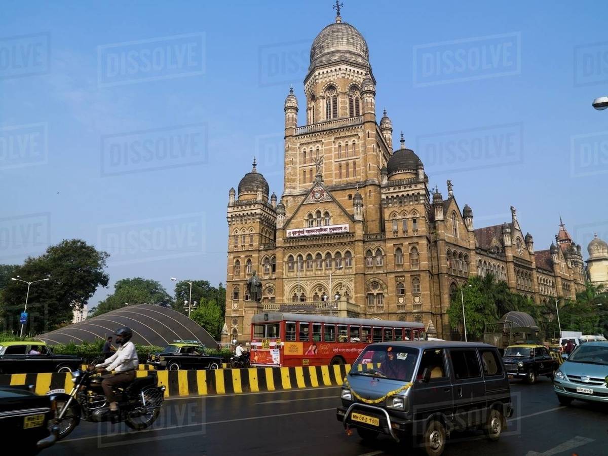 Bmc Building And Busy Street - Stock Photo - Dissolve