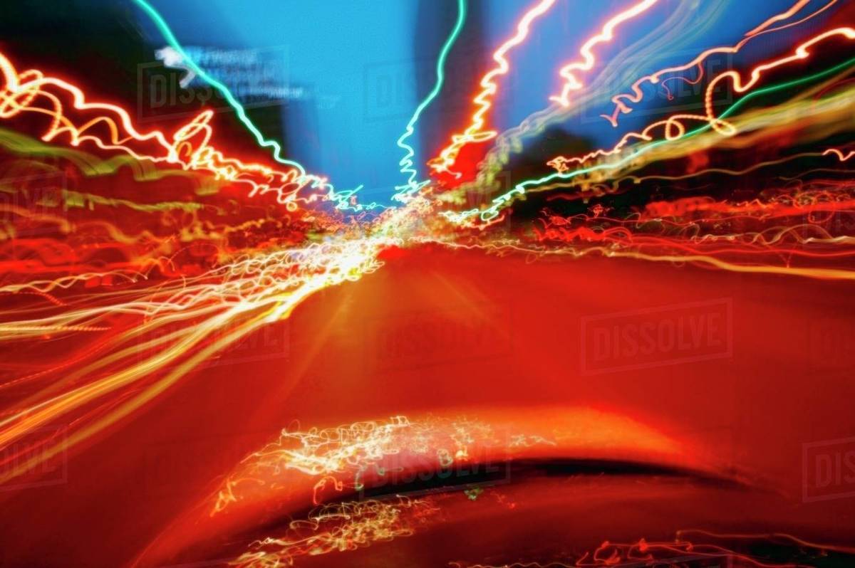 Driving Fast - Royalty-free Stock Photo | Dissolve