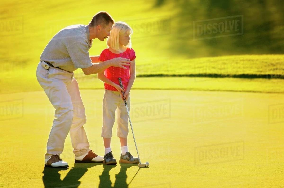 A Golf Lesson - Royalty-free Stock Photo | Dissolve