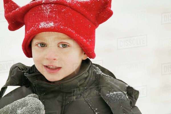 Child With Red Hat - Royalty-free Stock Photo | Dissolve