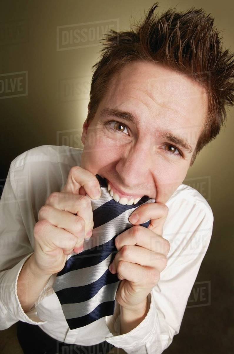 Man With Stress - Stock Photo - Dissolve