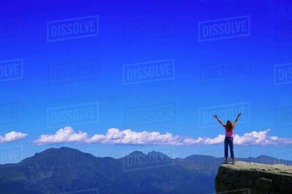 Standing In Awe Of God's Creation - Royalty-free Stock Photo | Dissolve