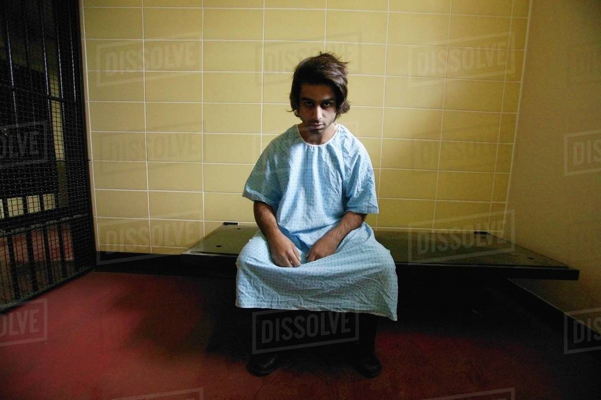 Man In Jail Cell - Royalty-free Stock Photo | Dissolve