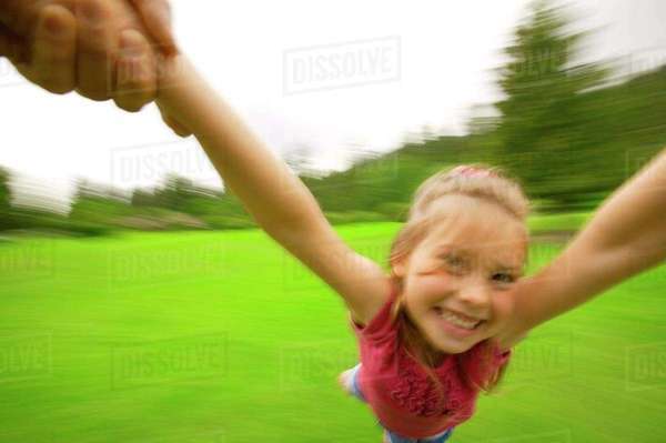 Child Flying In The Air - Royalty-free Stock Photo | Dissolve