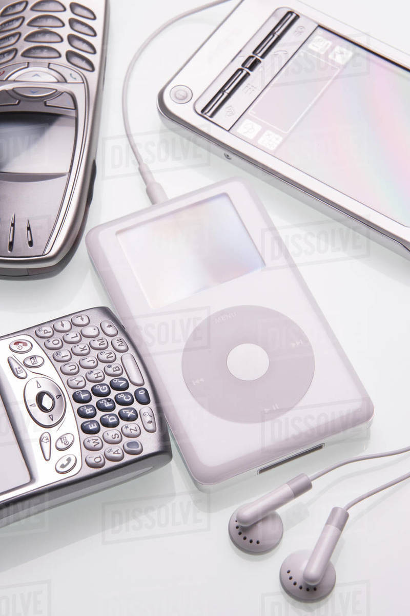 Collection Of Electronic Gadgets - Stock Photo - Dissolve