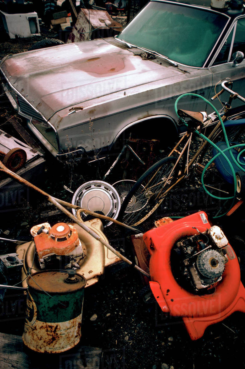 Junk Yard - Stock Photo - Dissolve