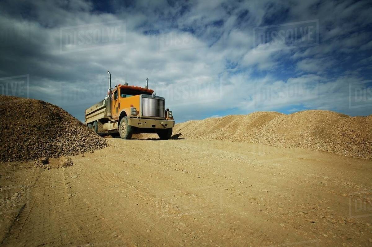 Gravel Truck - Stock Photo - Dissolve