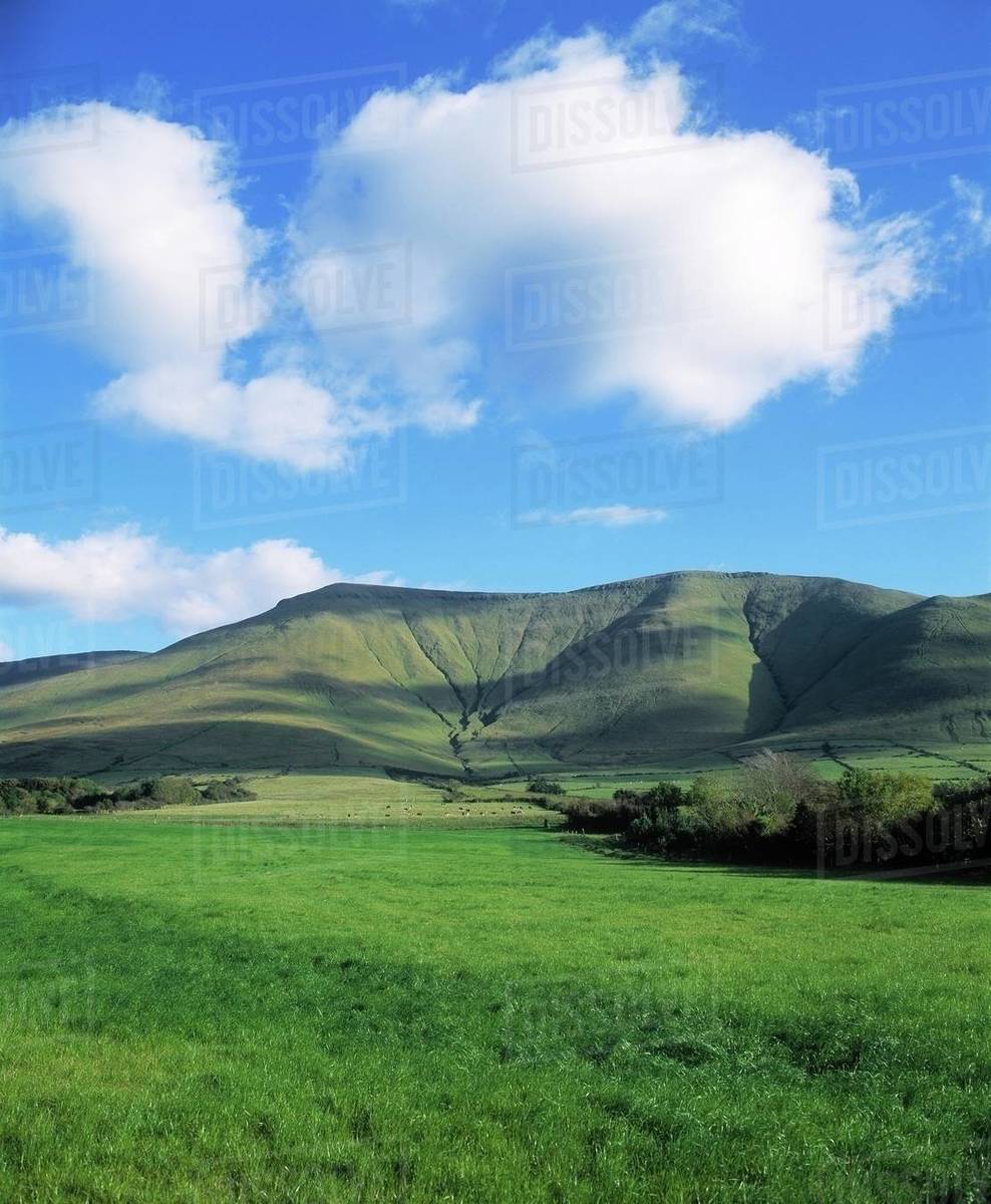 Galtee Mountains In County Tipperary, Ireland - Stock Photo - Dissolve